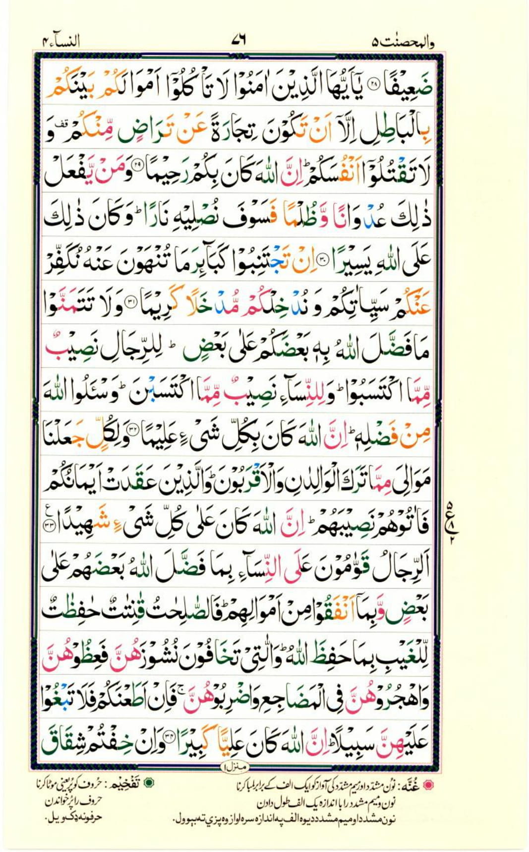 Reading Al Quran Part / Chapter / Siparah 5 Page 76